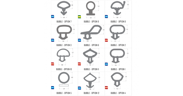 Bubble Gasket Seal Sample Pack