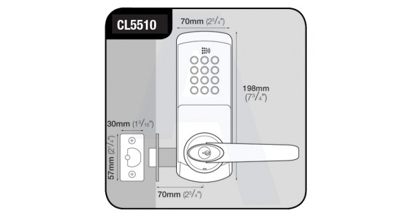 CODELOCK CL5510 Digital Smart Lock (With Audit Trail)