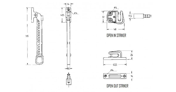 Ventilation Arm Window Restrictor