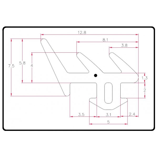 'E'-TYPE Window and Door Gasket/Seal (OPTION 1)