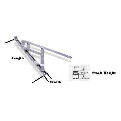 Replacement Window Hinges (pair)