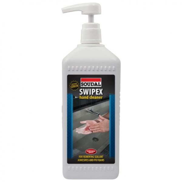 Soudal Swipex Hand Cleaner – Effective Pump Action Cleaner for Tough Dirt