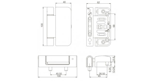 Evolution Door Hinge for enhanced security