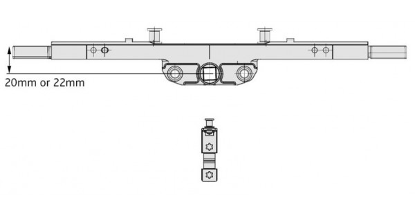 MACO MK II Non-Cropable Shootbolt Window Gearbox