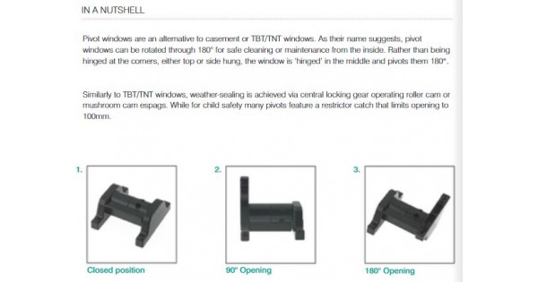 T-PIVOT fully reversible window system