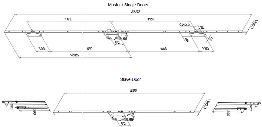 Pin Panic Door Lock Emergency Exit System